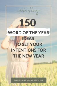 150 Word Of The Year Ideas To Set Your Intentions For 2026