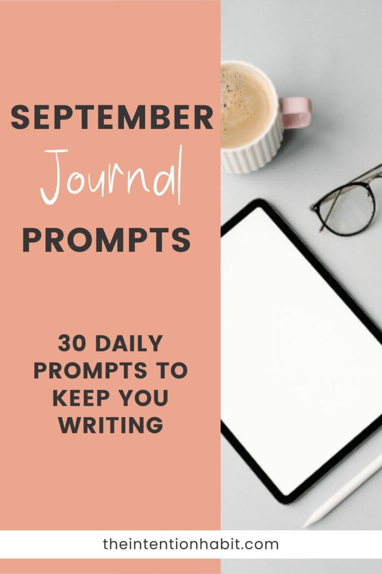 30 Daily September Journal Prompts To Keep You Writing
