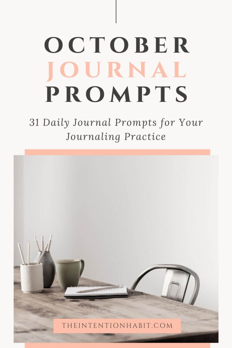 31 Daily October Journal Prompts For Your Journaling Practice