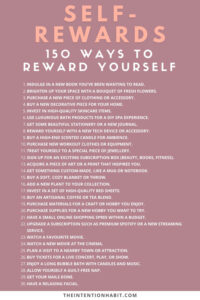Reward Yourself: 150 Self-Rewards That Mostly Aren't Food